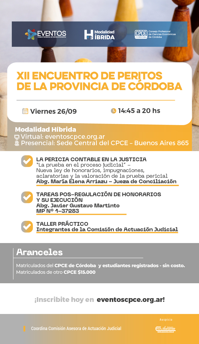 XII Encuentro de Peritos de la Provincia de Córdoba | Consejo ...