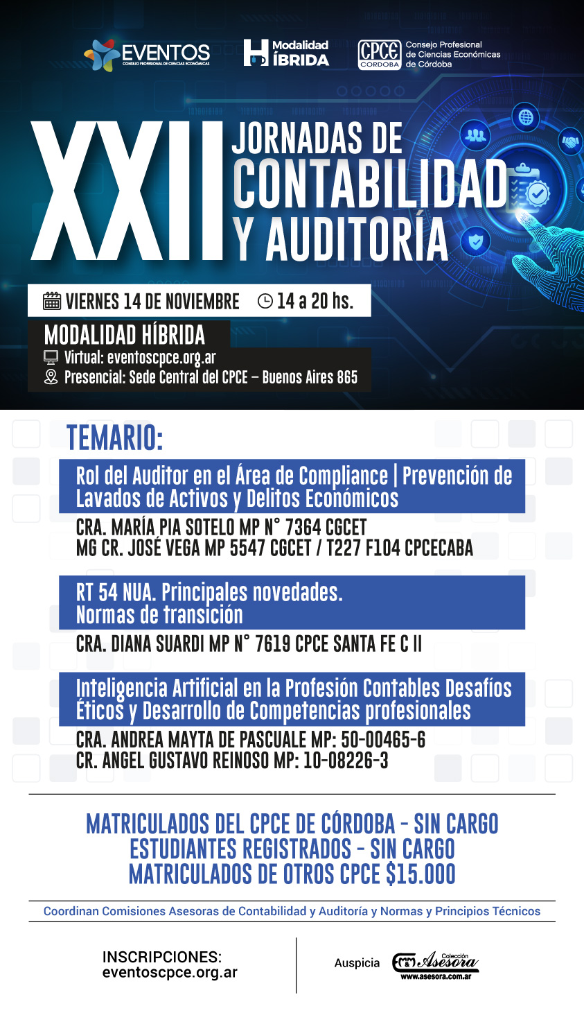 XXII Jornadas de Contabilidad y Auditoría | Consejo Profesional de ...